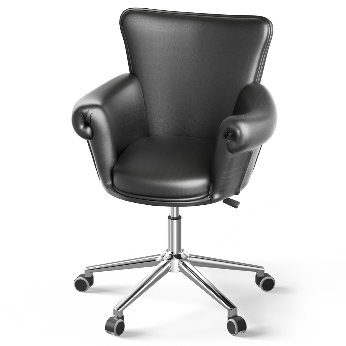 Modern Mid Back Microfiber Home Office Chair Computer Desk Chair Swive ...