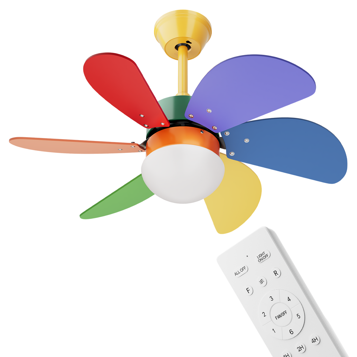 30.5" Reversible LED Lighting Ceiling Fan - Remote Control & Timer - P ...